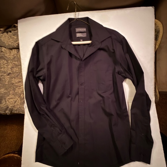 Covington | Shirts | Covington Mens Dark Dress Shirt | Poshmark